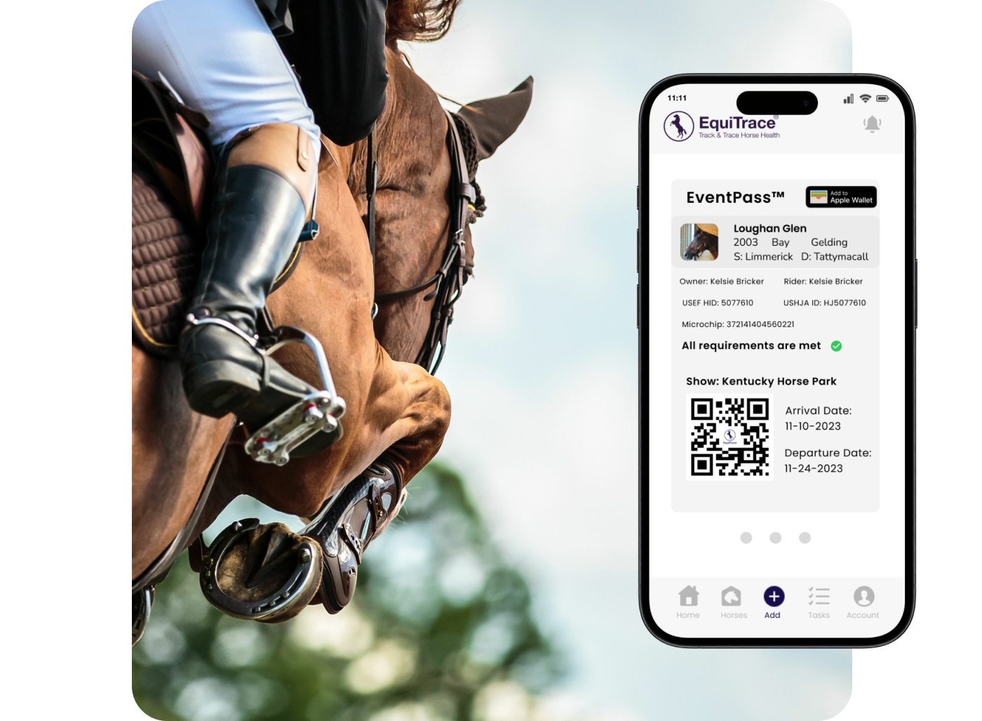 EventPass - Stress-Free Horse Health